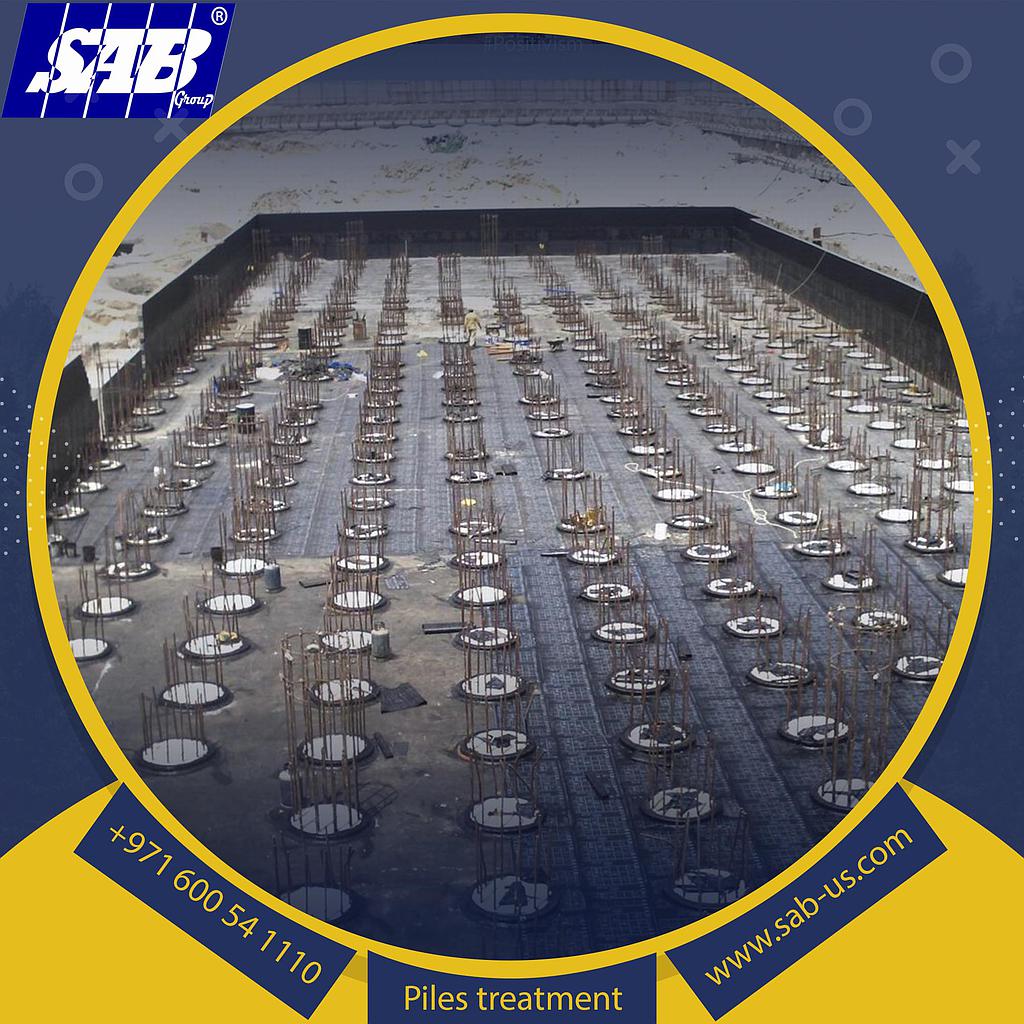 SAB® Pile Head Treatment & Insulation | SAB® Waterproofing SAB Gate LLC ...